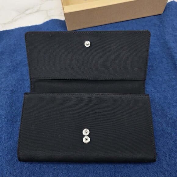 Rolfs | Bags | Rolfs Essentials Checkbook Clutch Wallet Black ...